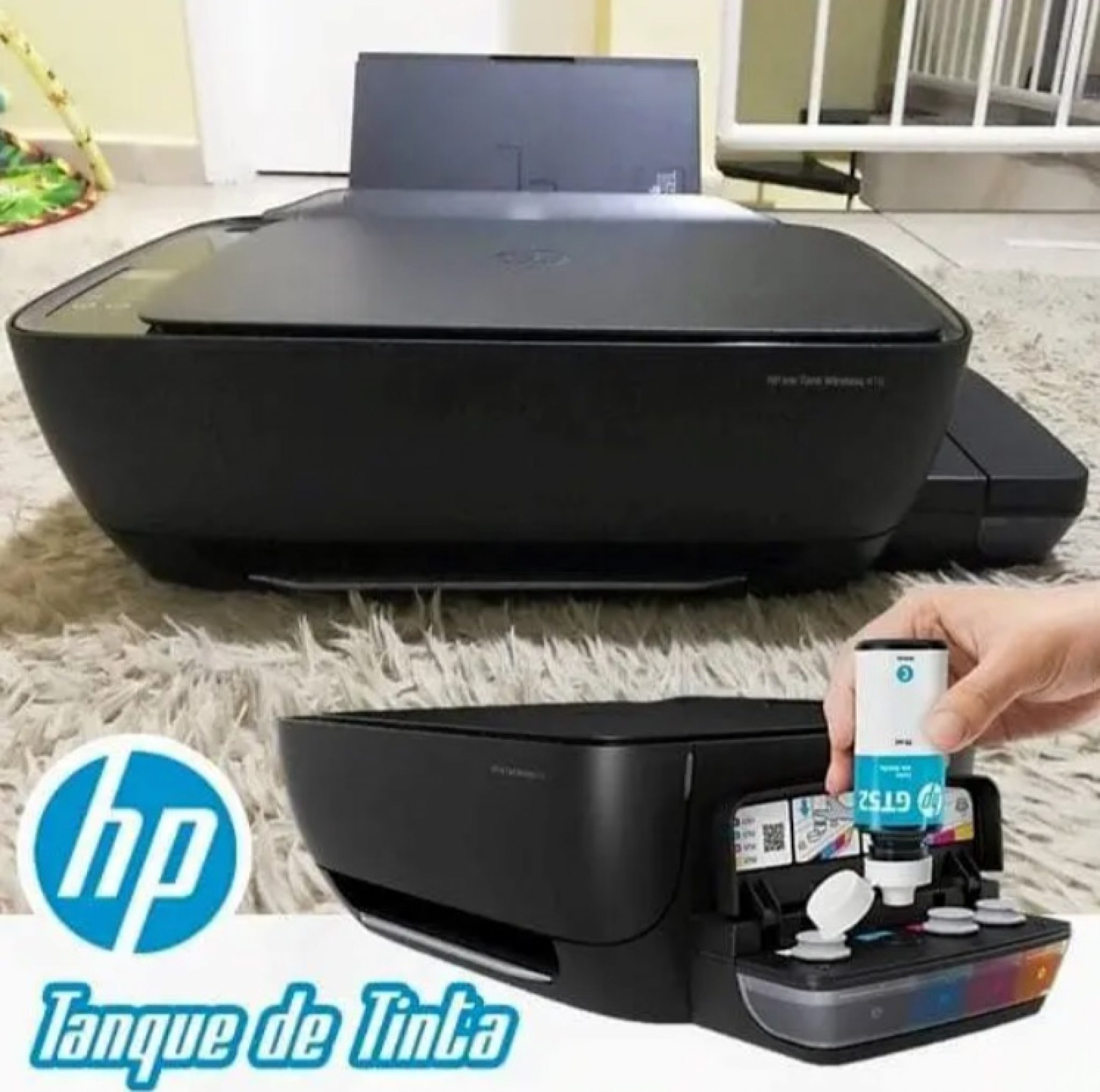 Impressora Multifuncional HP Ink Tank Wi-Fi 416 - Tanque de Tinta ...