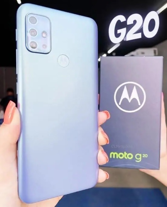 Smartphone Moto G20 Azul, com Tela de 6,5", 4G, 64GB e Câmera Quádrupla ...