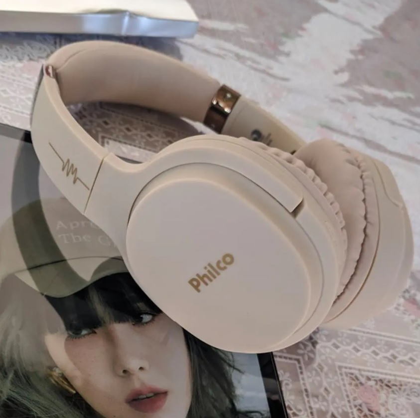 Headphone Bluetooth Philco Wave PFO01BTG - com Microfone Dourado - WT ...