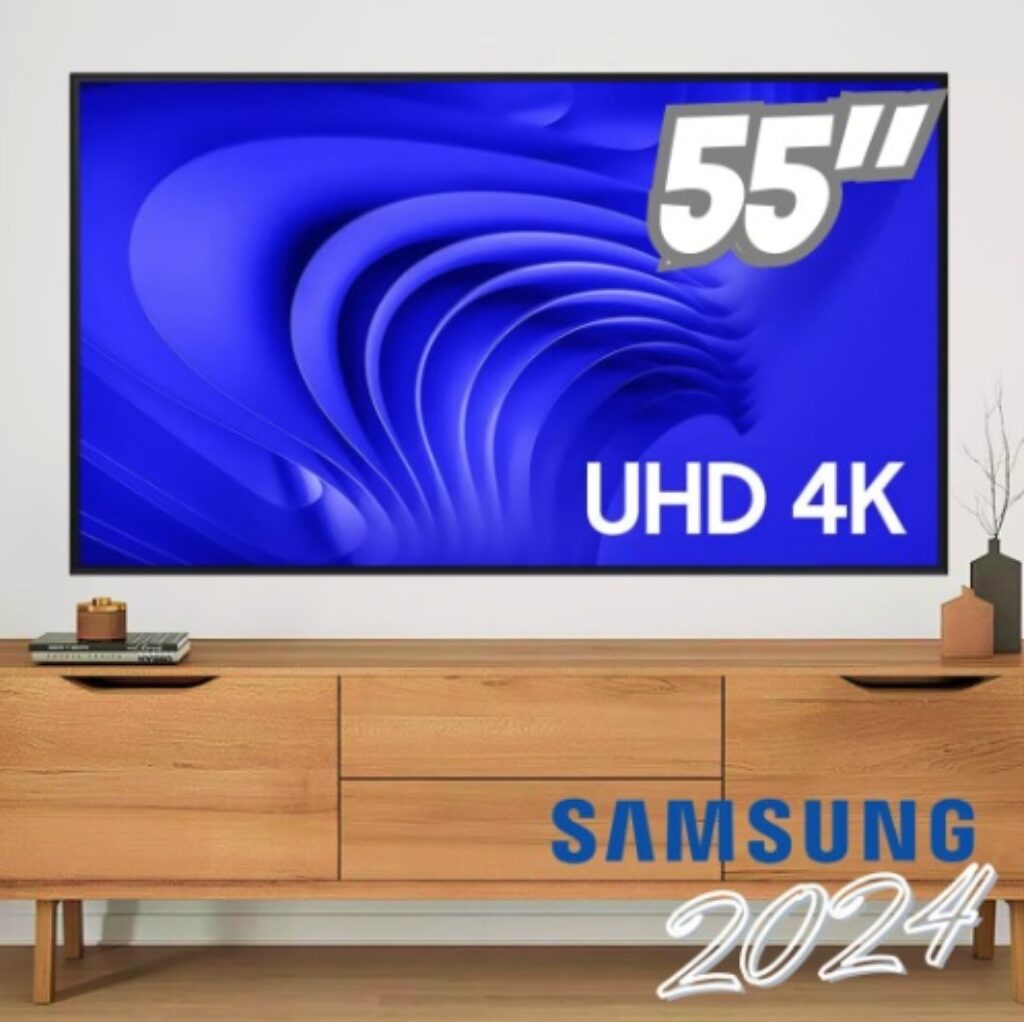 Samsung Smart Tv 55 Uhd 4k 55du7700 2024 - WT Promoções