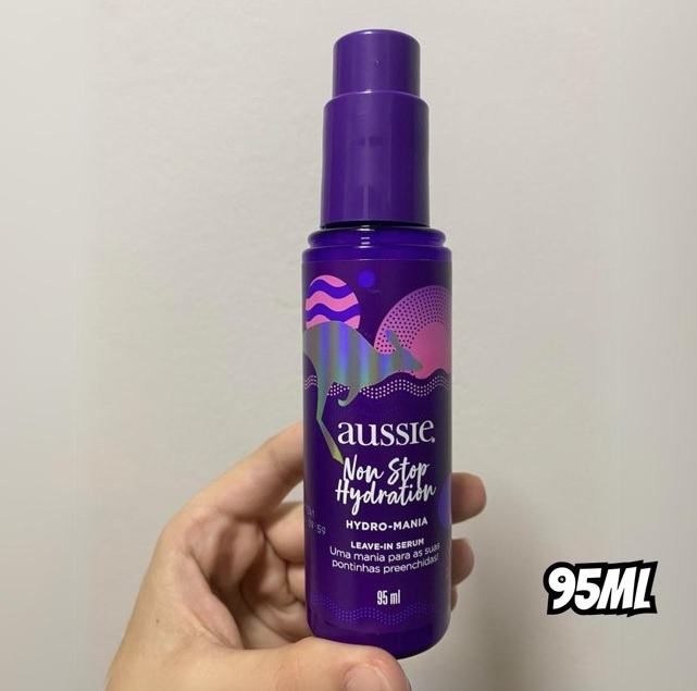 Leave-In Serum Aussie Non Stop Hydration Hydro-Mania Preenchedor de ...